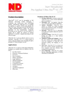 ND Industries | Vibra-Tite VC-3 TDS (Applied)