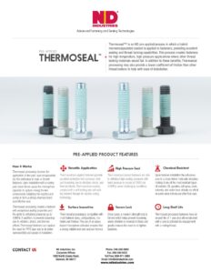 ND Industries | thermoseal_pds
